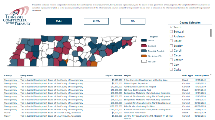 New Dashboard Brings Greater Transparency to Economic Incentives